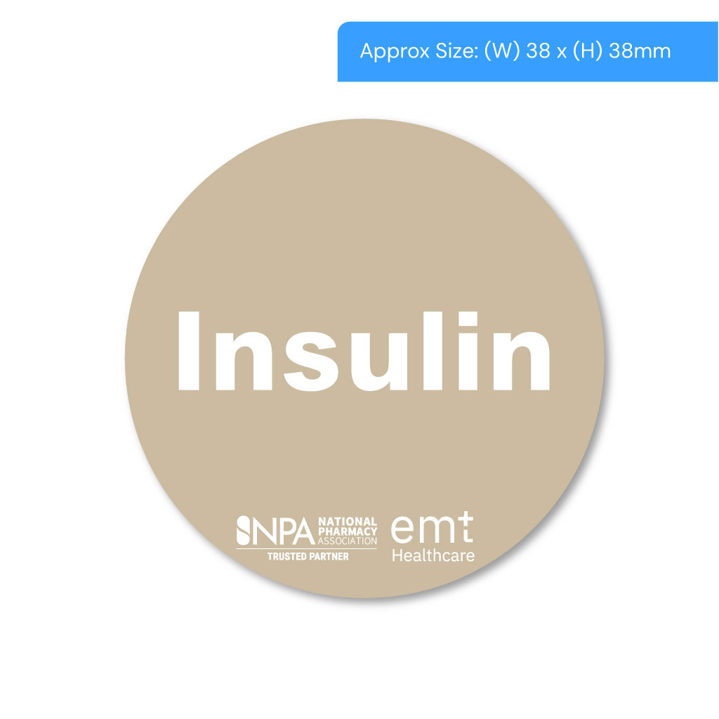 Insulin Alert Labels | EMT Healthcare