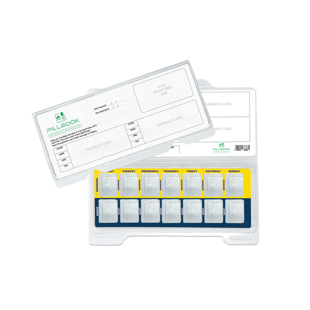 Pillbook Monitored Dosage System Twice Daily KIT (MDS) | EMT Healthcare