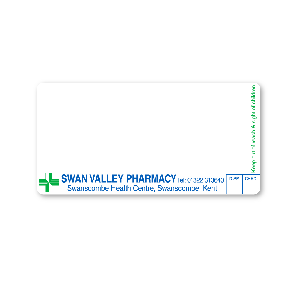 Ackers Chemist Labels Swan Valley | EMT Healthcare