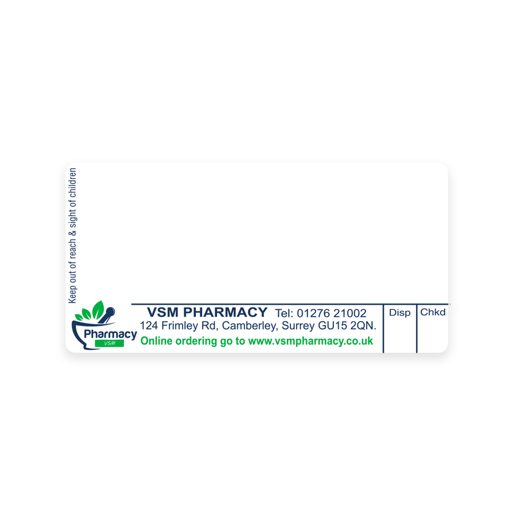 VSM Pharmacy Dispensing Labels | EMT Healthcare