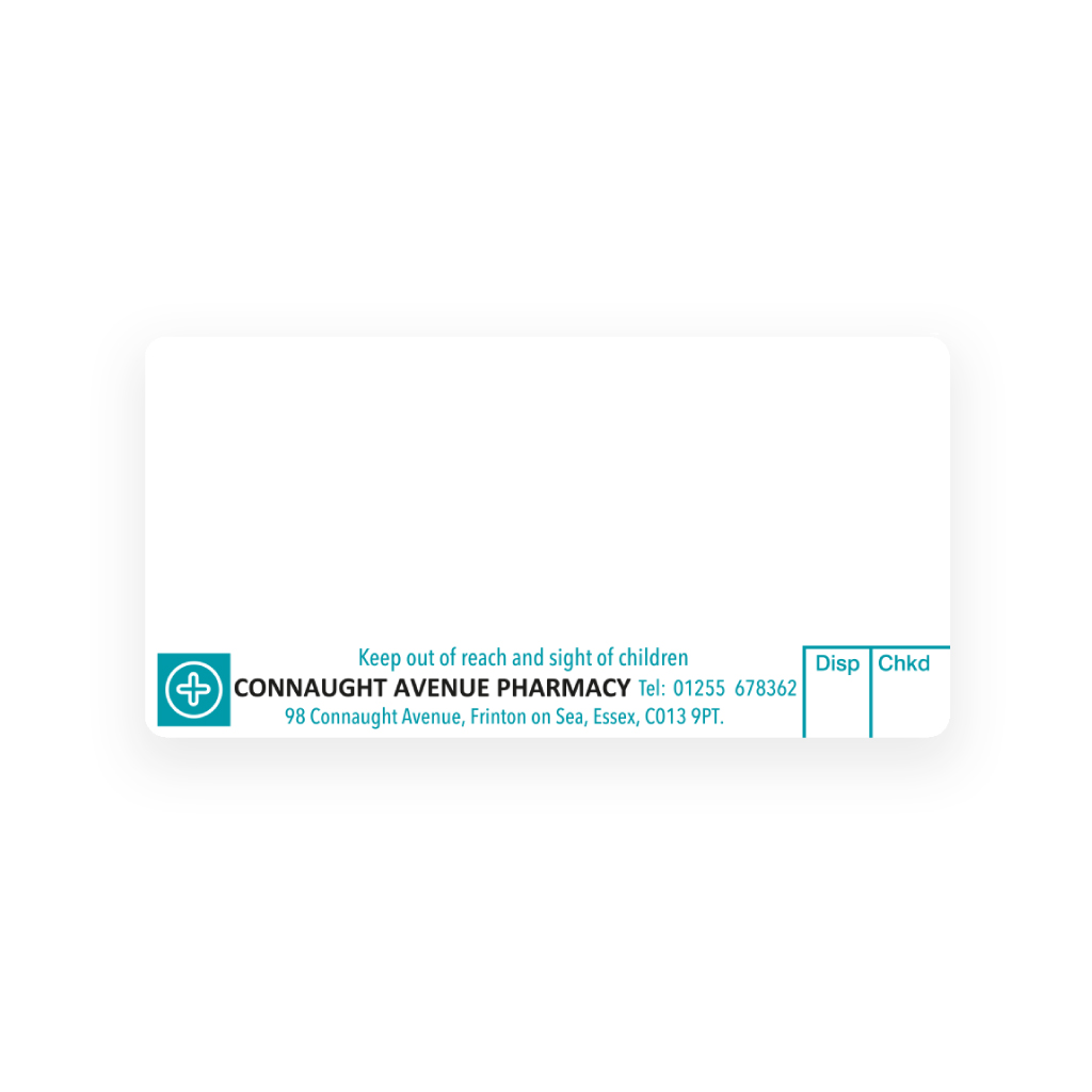 Connaught Av Pharmacy Labels | EMT Healthcare