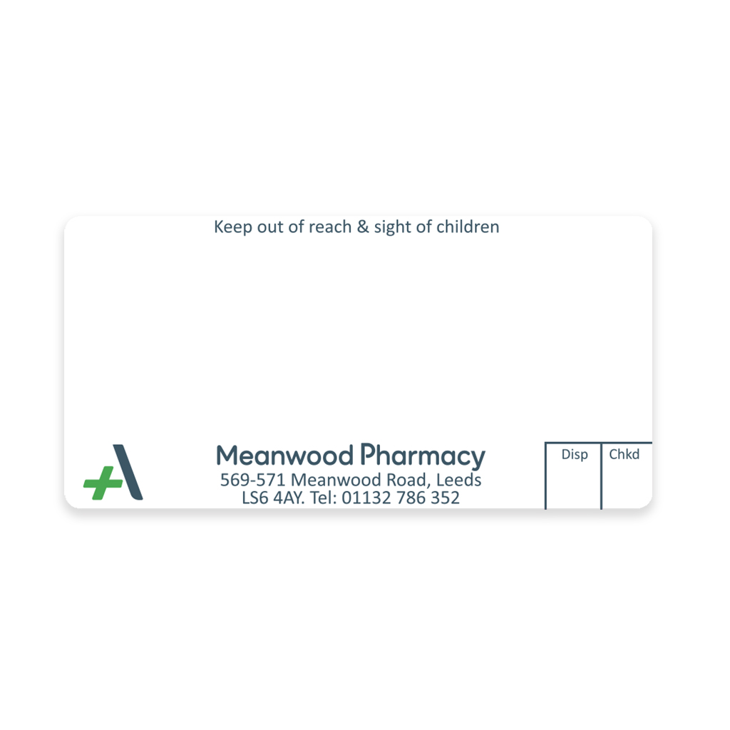 Allied Meanwood Dispensing Labels | EMT Healthcare