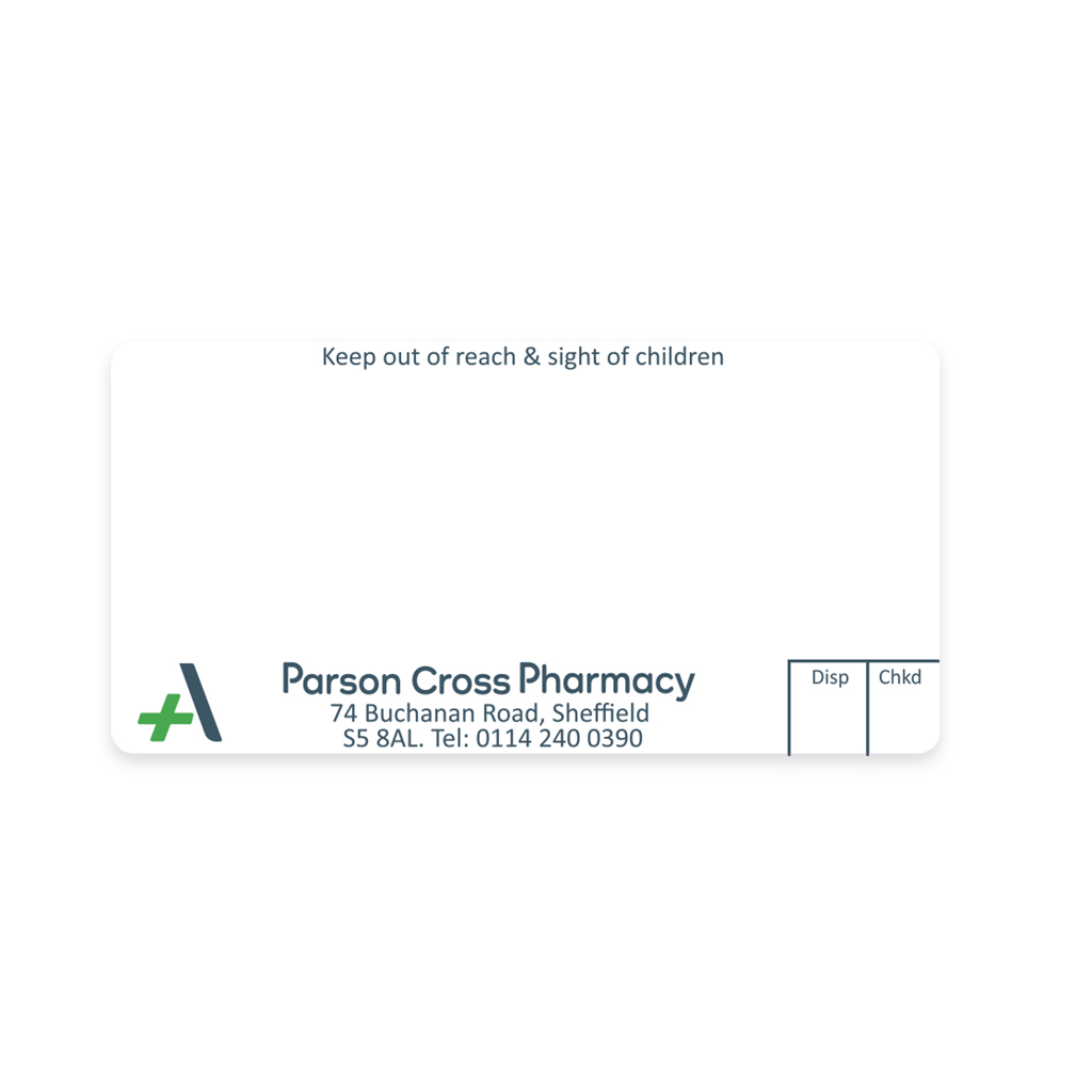 Allied Parson Cross Pharmacy Labels | EMT Healthcare