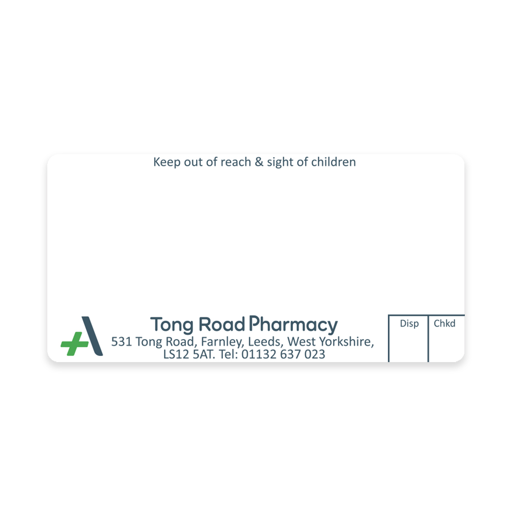 Allied Tong Road Dispensing Labels | EMT Healthcare