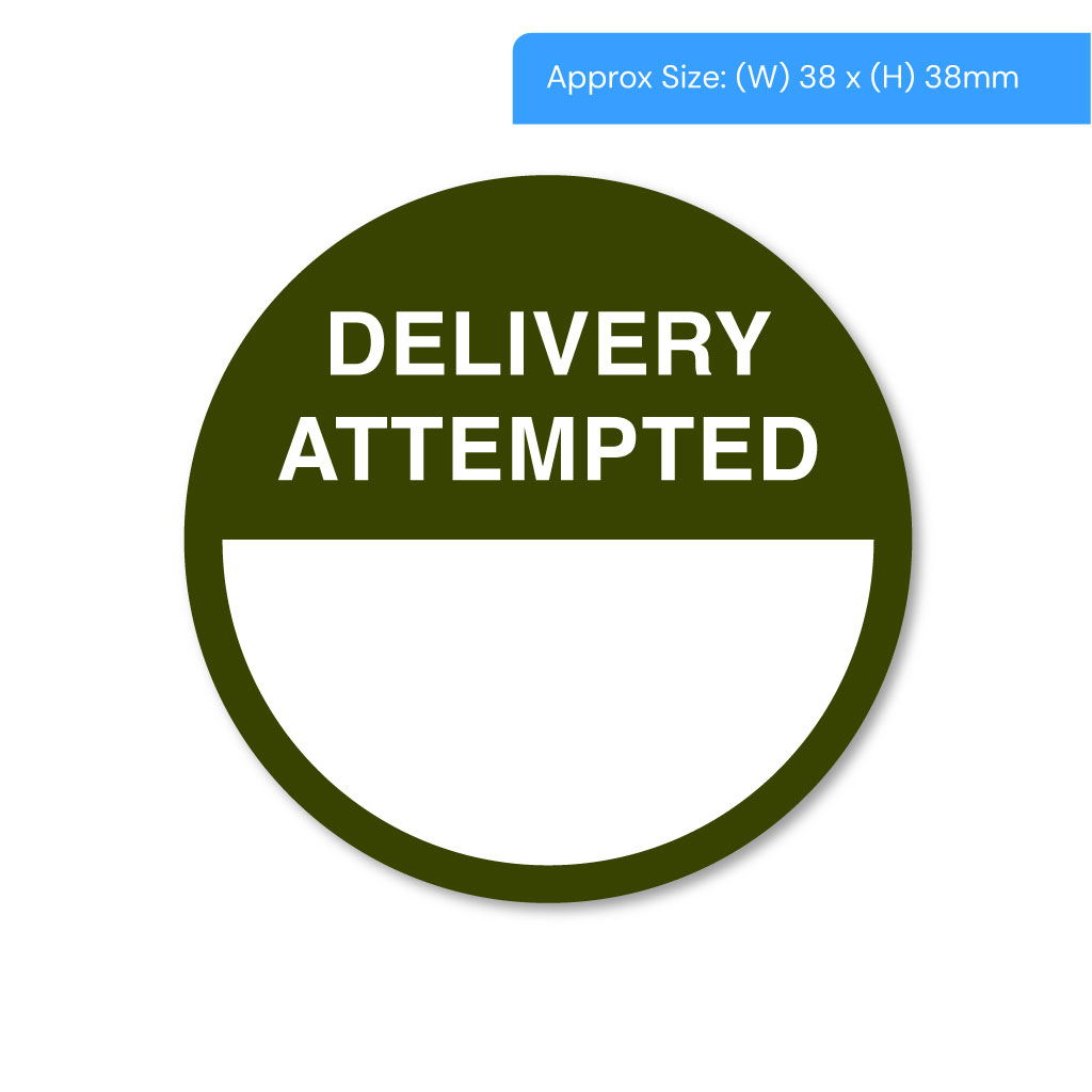 Delivery Attempted Alert Labels | EMT Healthcare