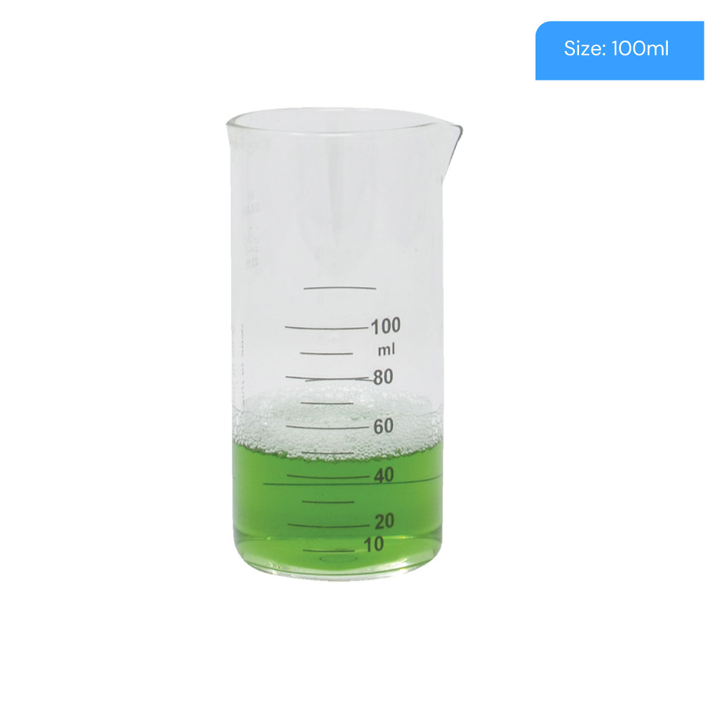 Graduated Beaker Glass Measure 100ml | EMT Healthcare
