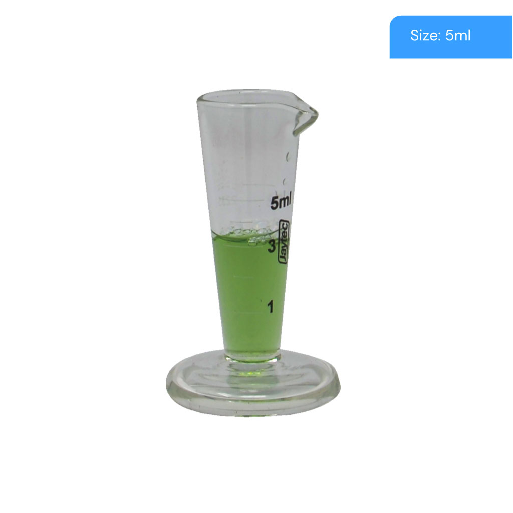 Grad Conical Glass Measure 5ml | EMT Healthcare