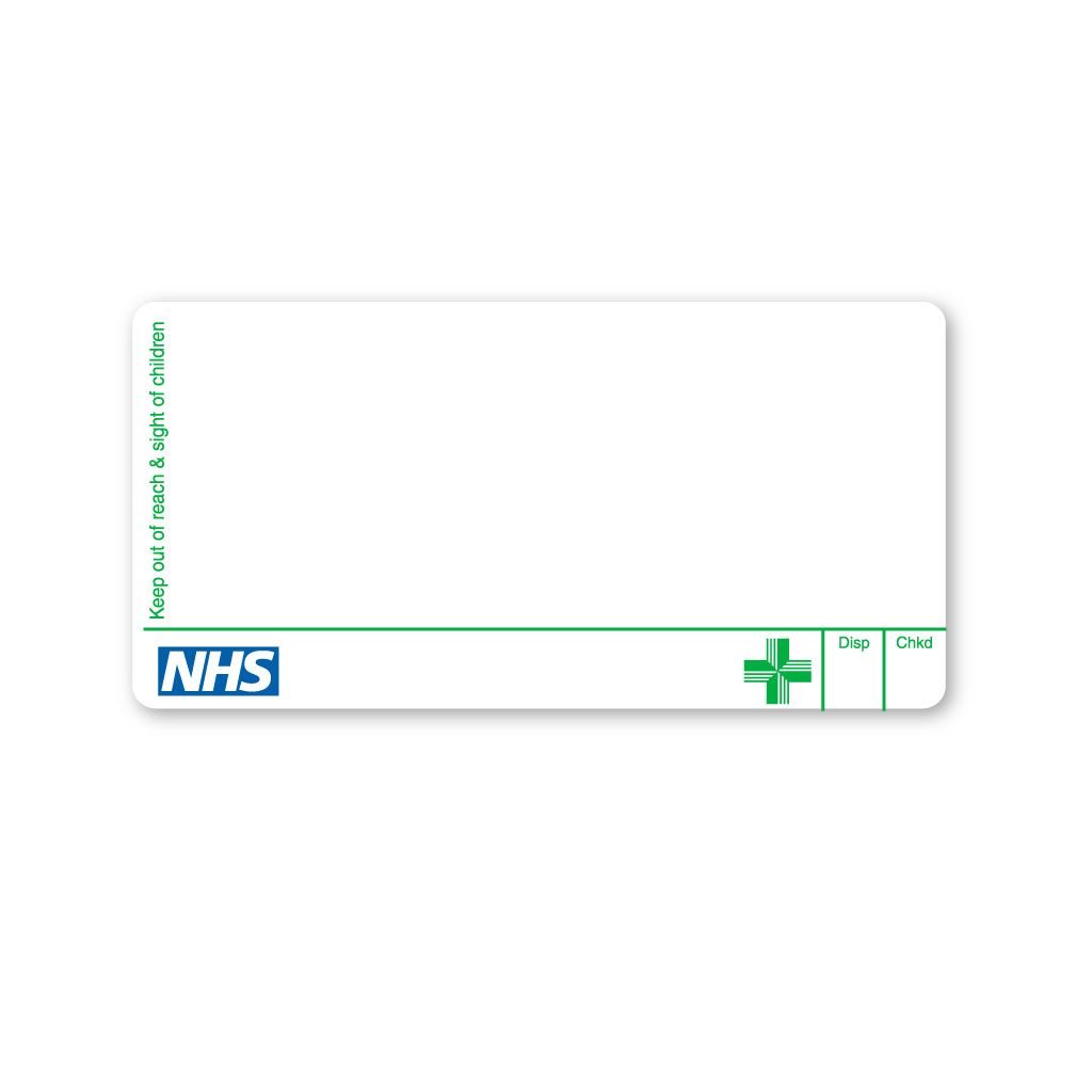 Green Cross Pharmacy Dispensing Labels | EMT Healthcare